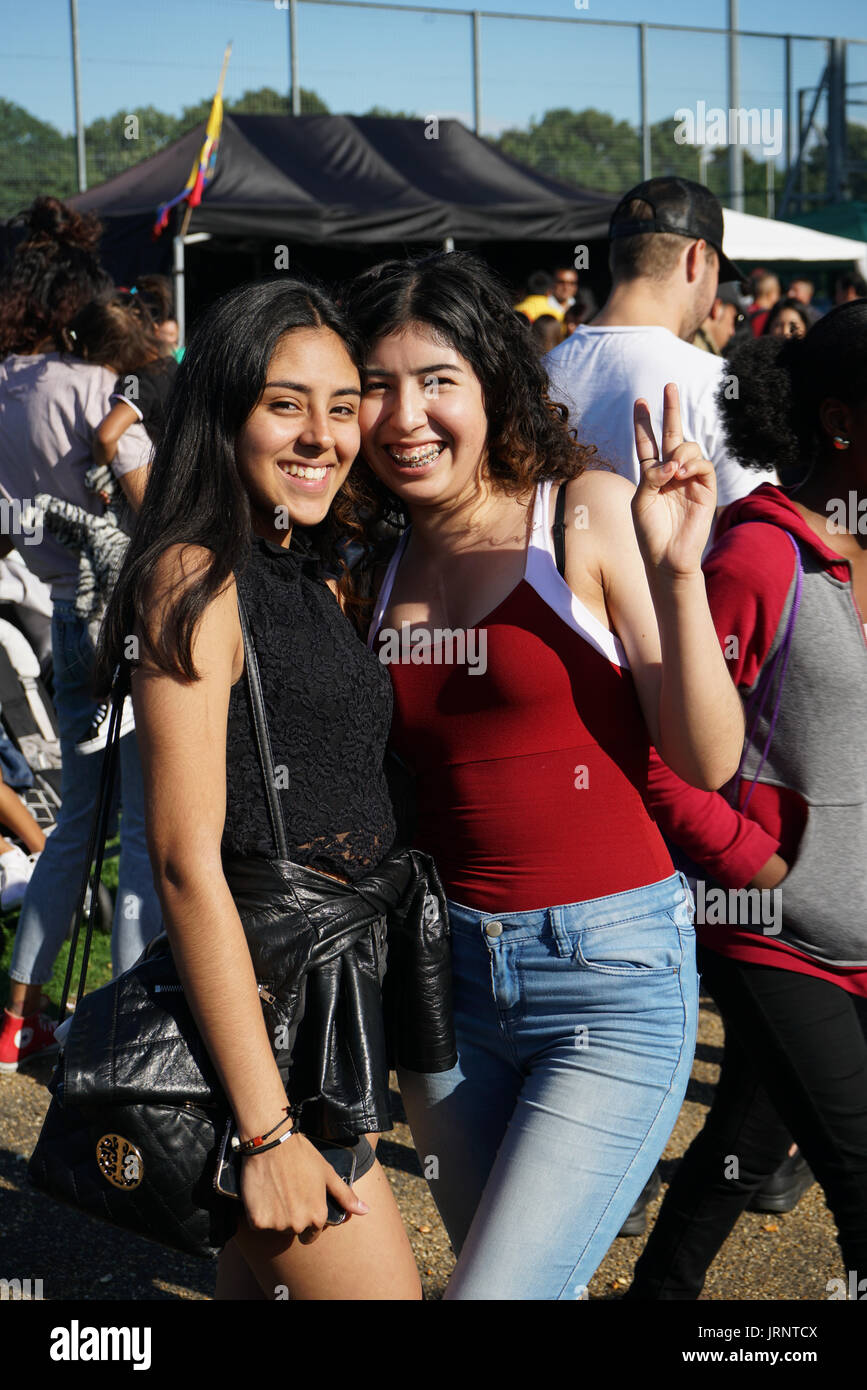 London, UK. 5th August 2017. The 6th annual LATIN American Carnival ...