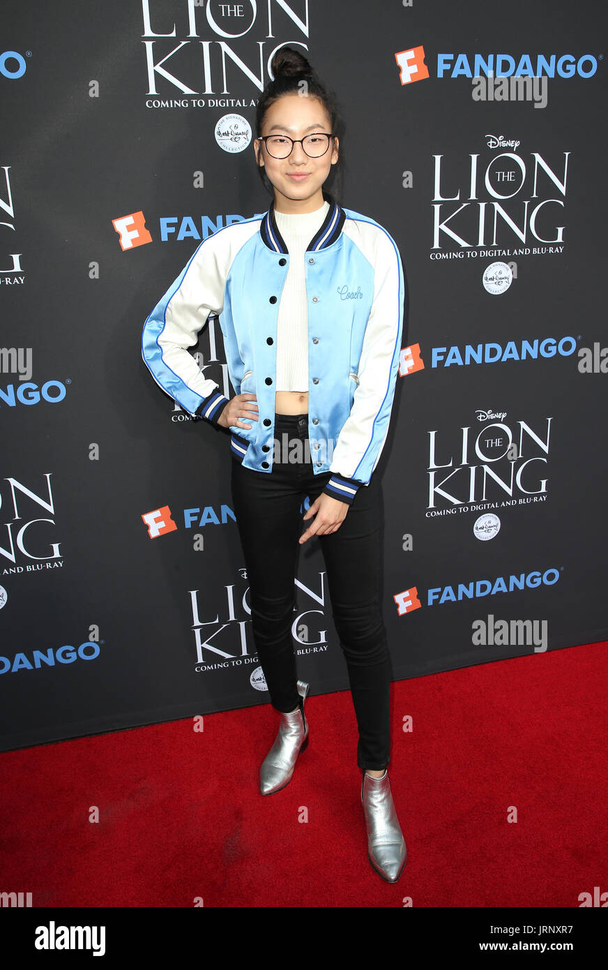 LOS ANGELES, CA - AUGUST 05: Madison Hu, At 'The Lion King' Sing-Along ...