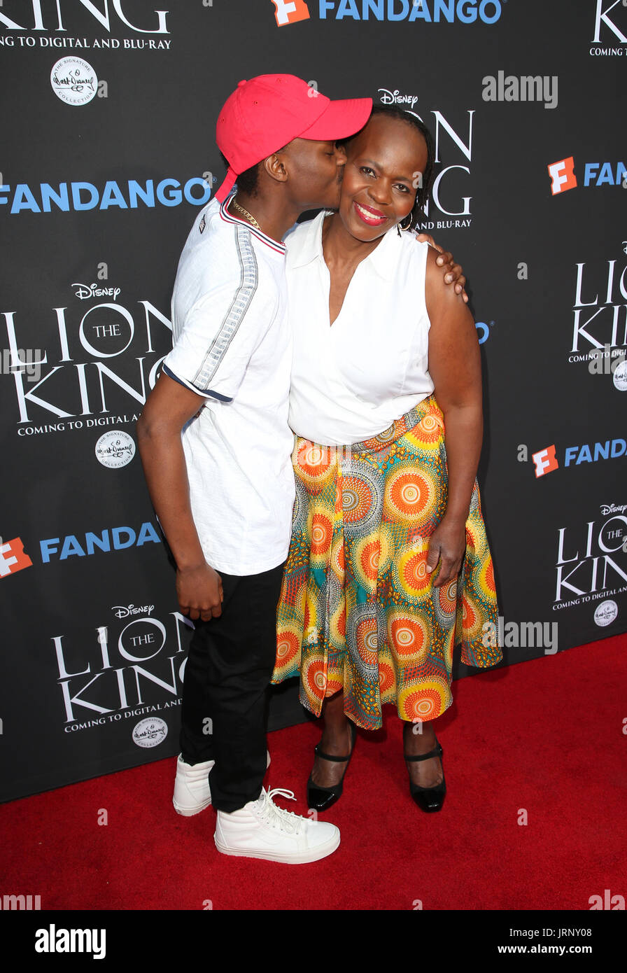 Los Angeles, Ca, USA. 05th Aug, 2017. Tshidi Manye, At 'The Lion King ...