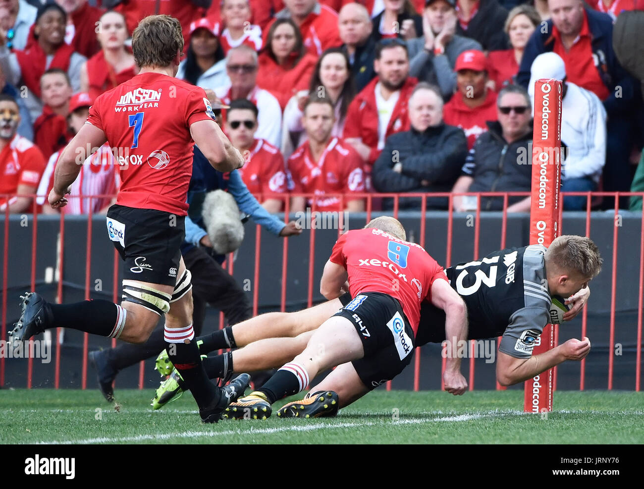 5th August 2017, Elis Park, Johannesburg, South Africa; Super Rugby ...
