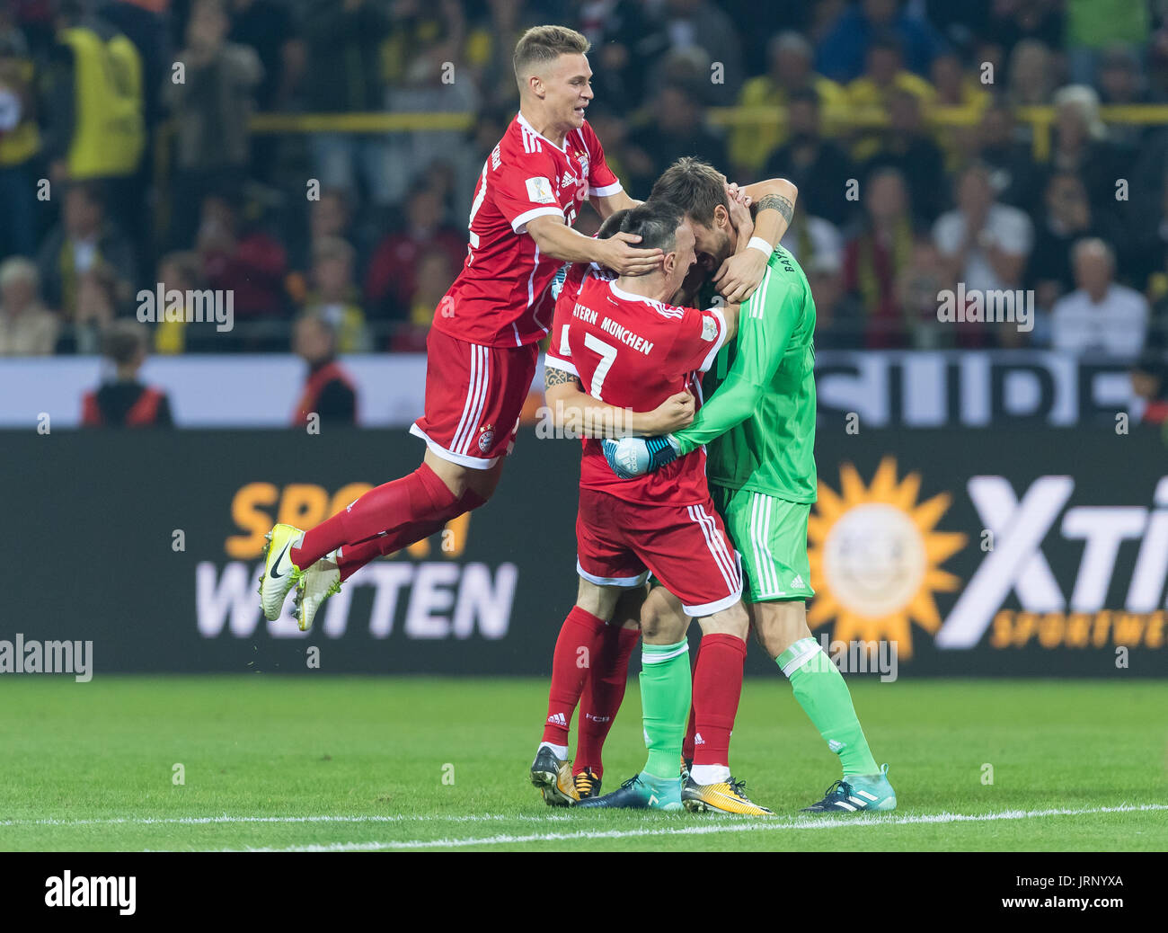 Dortmund, Germany. 5th Aug, 2017. Bayern Munich's Joshua Kimmich ...
