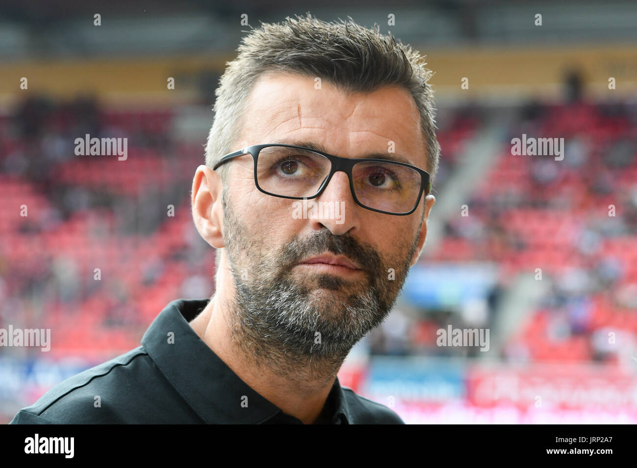 Regensburg, Germany. 06th Aug, 2017. Nuremberg head coach Michael ...