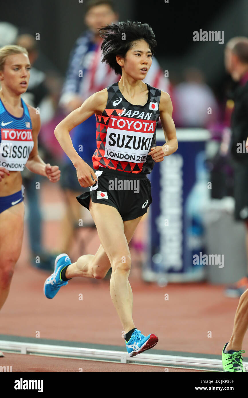 London, UK. 5th Aug, 2017. Ayuko Suzuki (JPN) Athletics : IAAF World Championships London 2017 ...