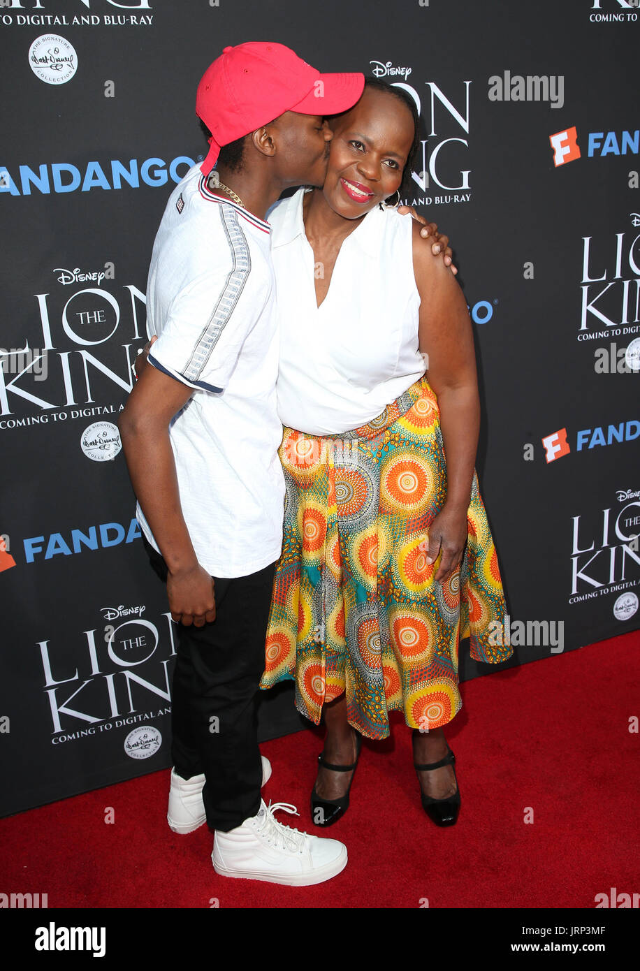 05 August 2017 - Los Angeles, California - Tshidi Manye. "The Lion King ...