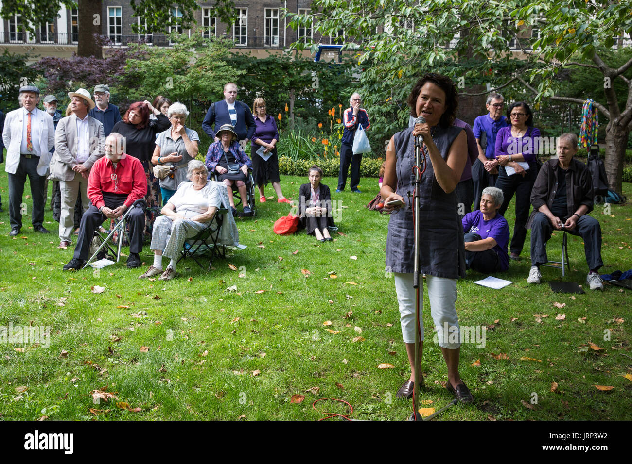 London, UK. 6th August, 2017. Catherine West, Labour MP for Hornsey and ...