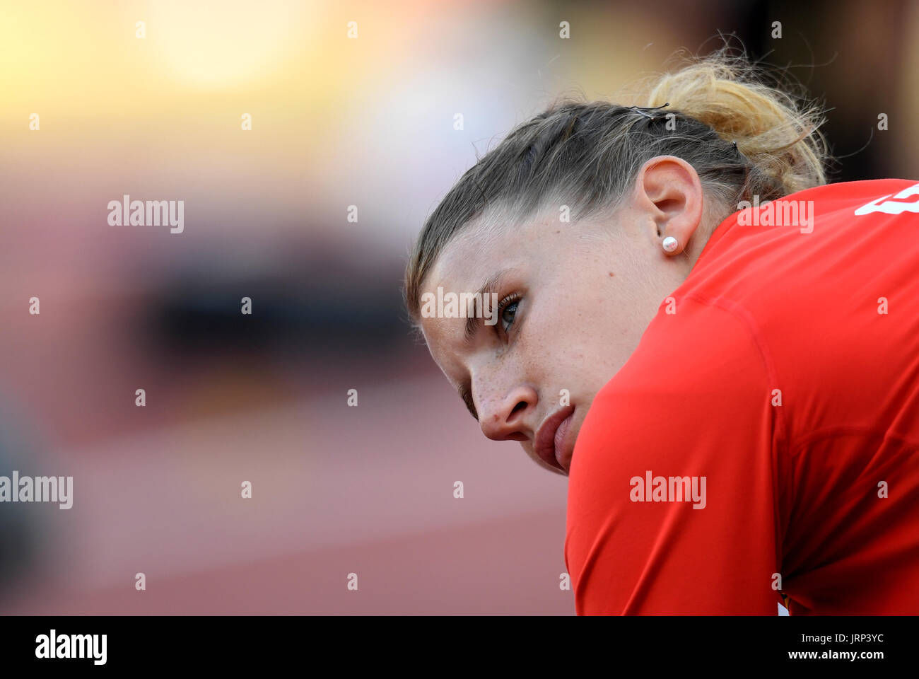 Carolin Schaefer of Germany during the longjump of the heptathlon at ...