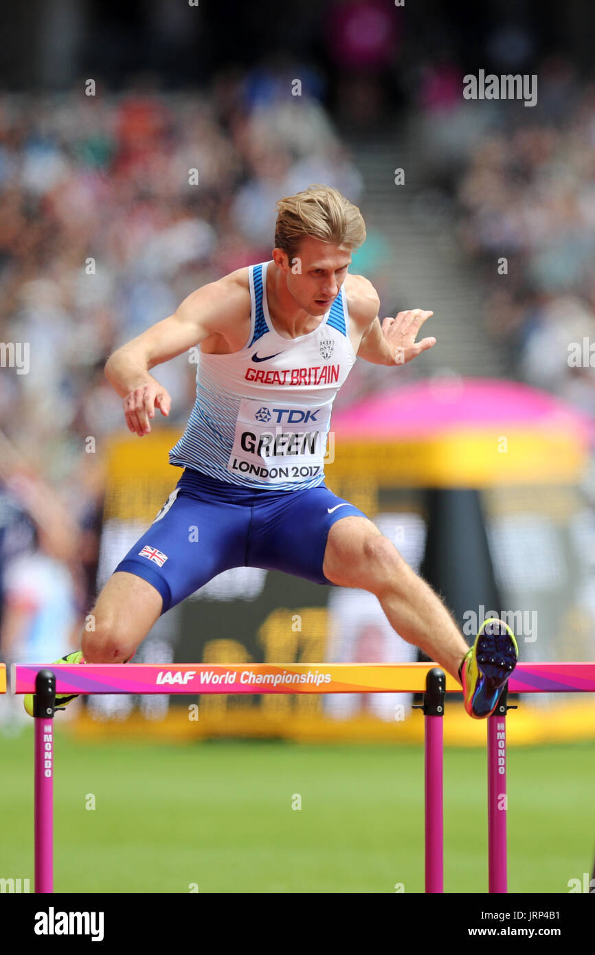 400m hurdles men london 2017 hi-res stock photography and images - Alamy