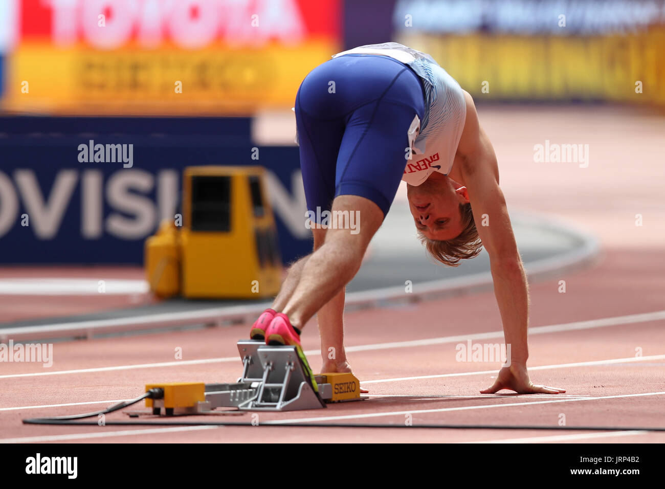 London, UK. 6th August, 2017. Jack GREEN representing the UK competing ...