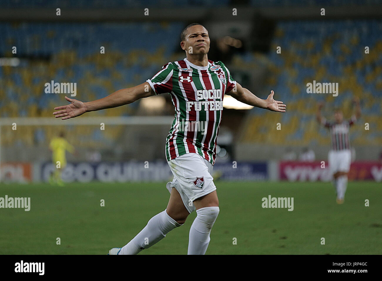 Rio De Janeiro, Brazil. 05th Aug, 2017. Wellington Silva celebrates ...