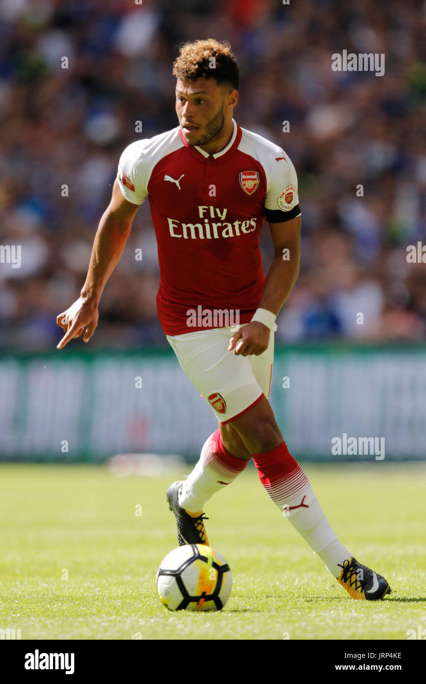 ALEX OXLADE-CHAMBERLAIN ARSENAL FC WEMBLEY STADIUM LONDON ENGLAND 06 ...