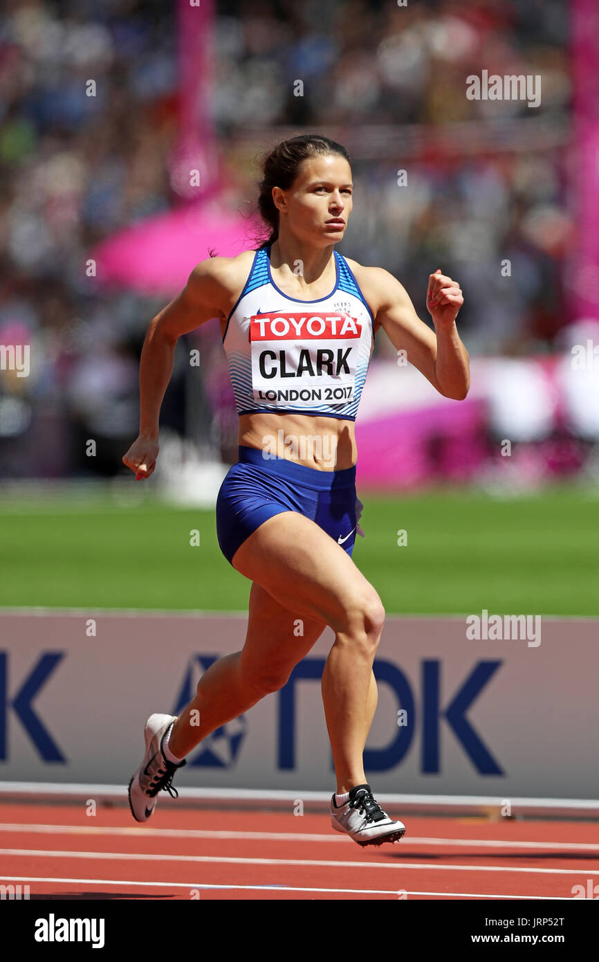 London, UK. 6th August, 2017. Zoey CLARK representing Great Britain ... London, UK. 6th August, 2017. Zoey CLARK representing Great Britain ...