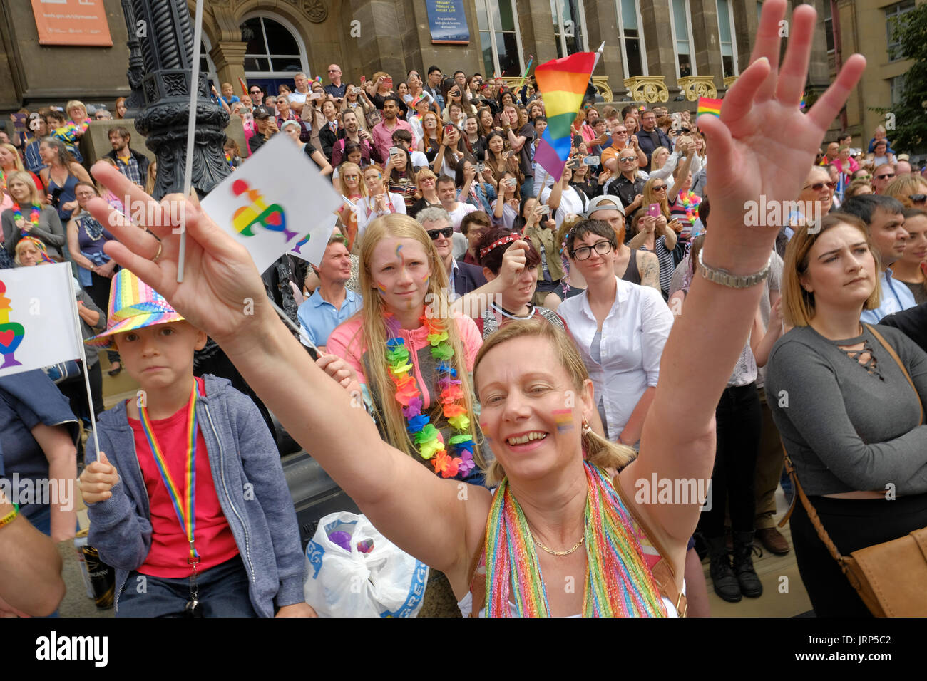 Leeds pride trans hi-res stock photography and images - Alamy