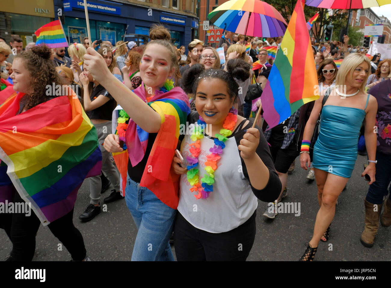 Leeds lgbt parade flag hi-res stock photography and images - Alamy