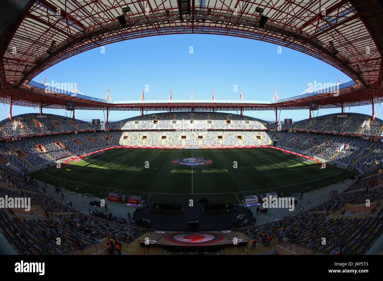 Inside Aveiro stadium view during during the Candido Oliveira Super Cup ...