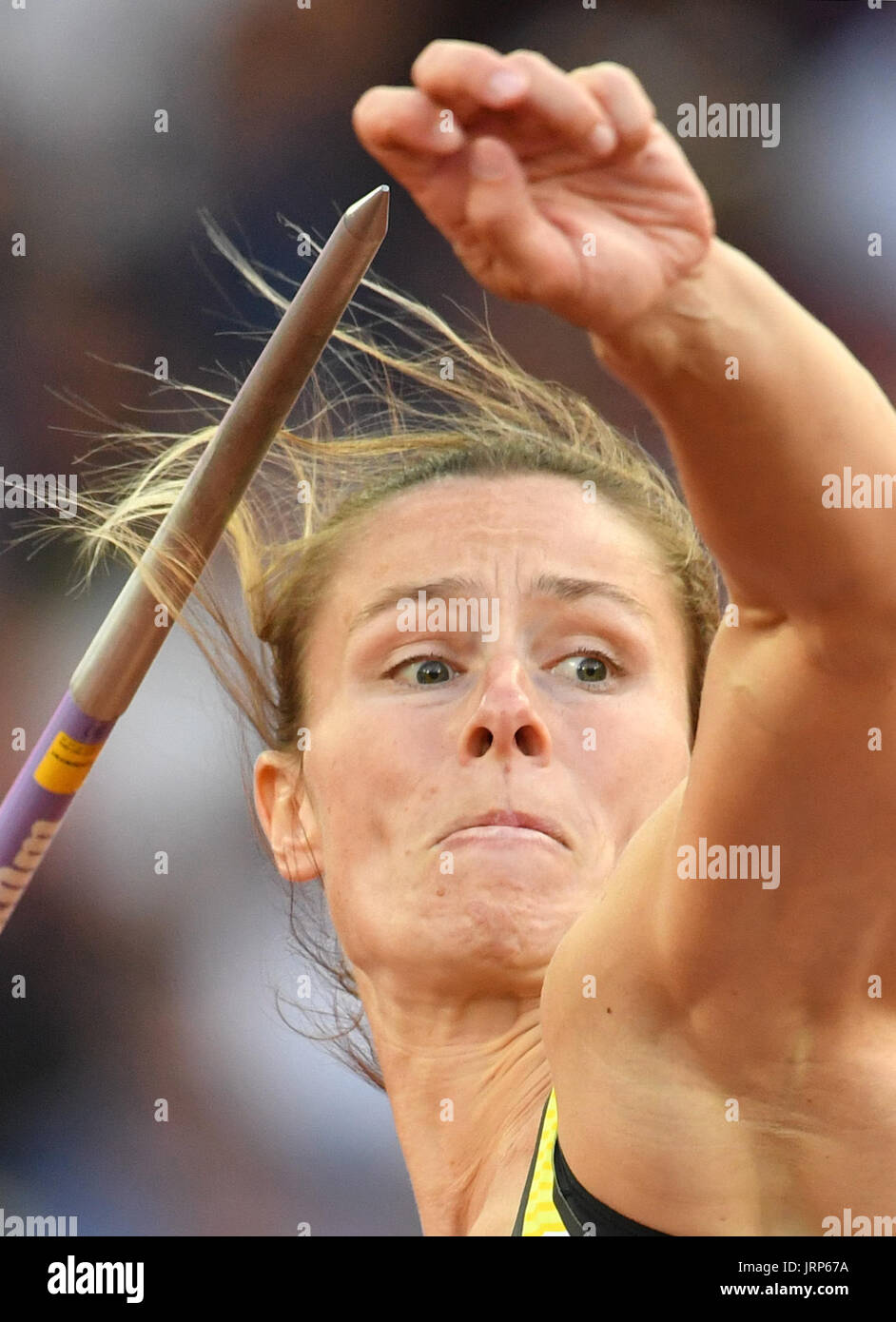 London, UK. 6th Aug, 2017. Katharina Molitor of Germany in action in ...