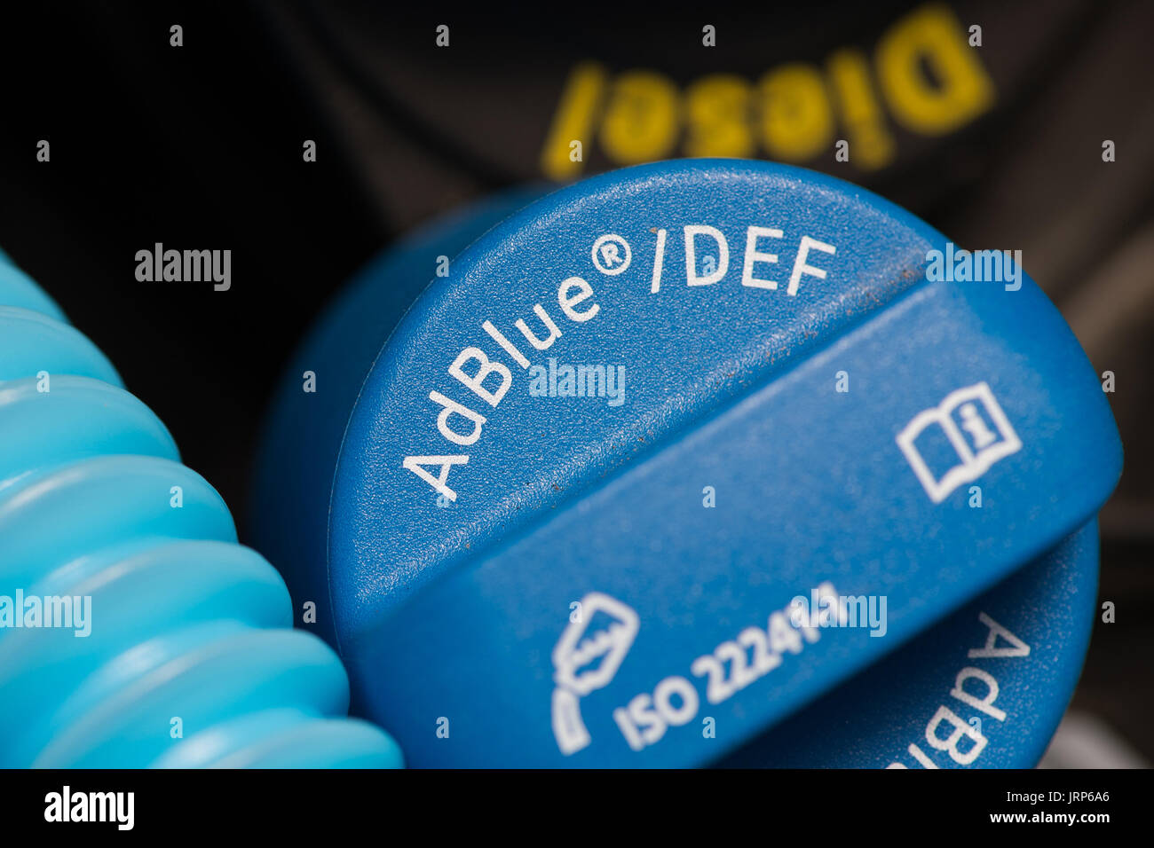 Goettingen, Germany. 31st July, 2017. Tank caps for AdBlue and diesel ...