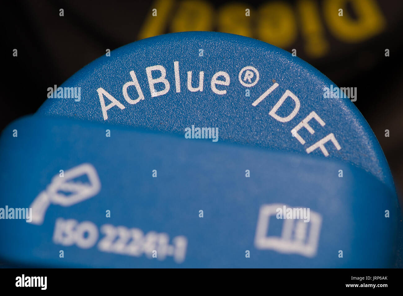 Goettingen, Germany. 31st July, 2017. Tank caps for AdBlue and diesel ...