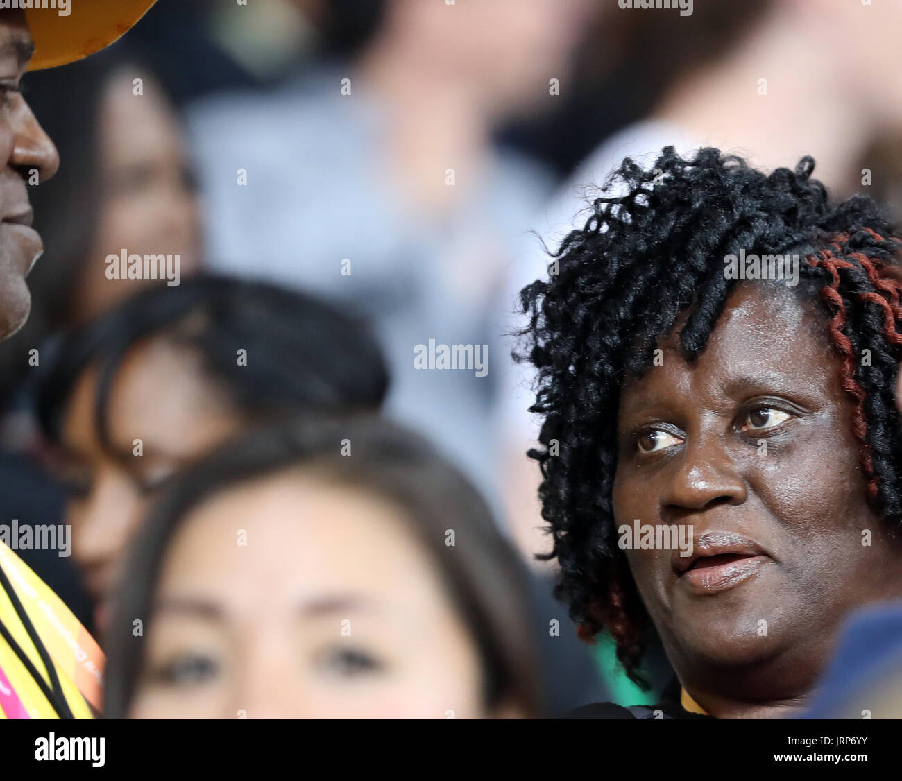 London, UK. 5th Aug, 2017. Superstar sprinter Usain Bolt's Father ...