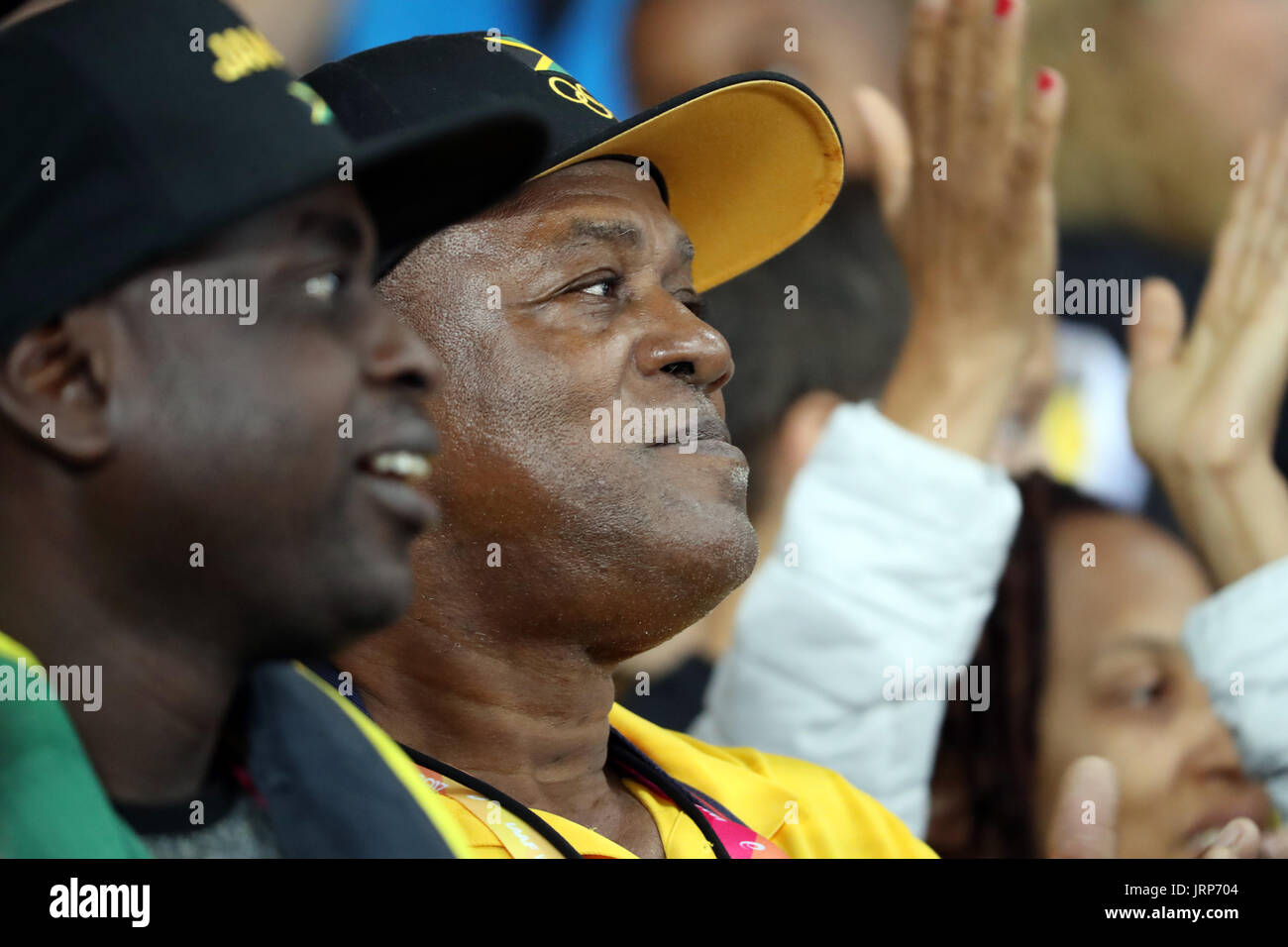 London, UK. 5th Aug, 2017. Superstar sprinter Usain Bolt's Father ...