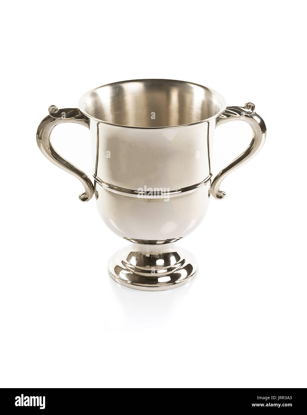 Silver Cup isolated Stock Photo - Alamy