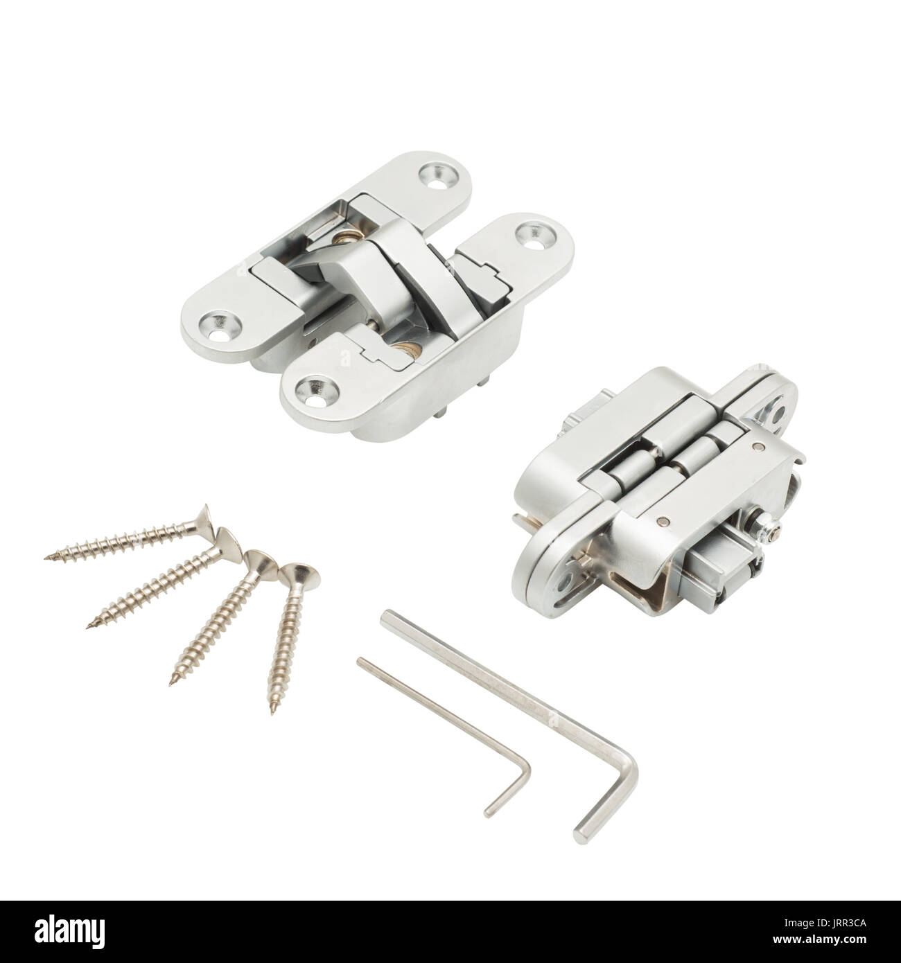 Door hinge isolated on white background Stock Photo - Alamy