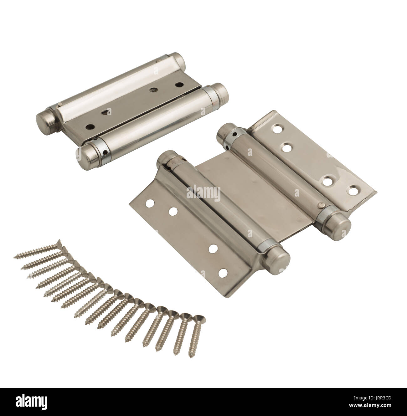 Door hinge isolated on white background Stock Photo - Alamy