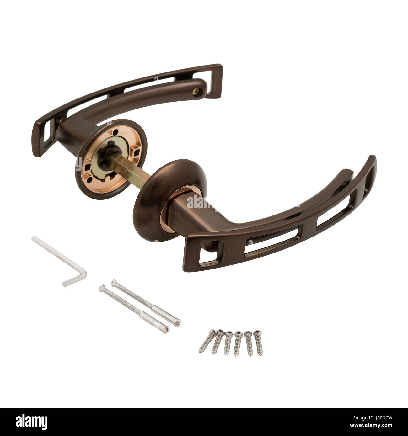 Classic door handle Stock Photo - Alamy