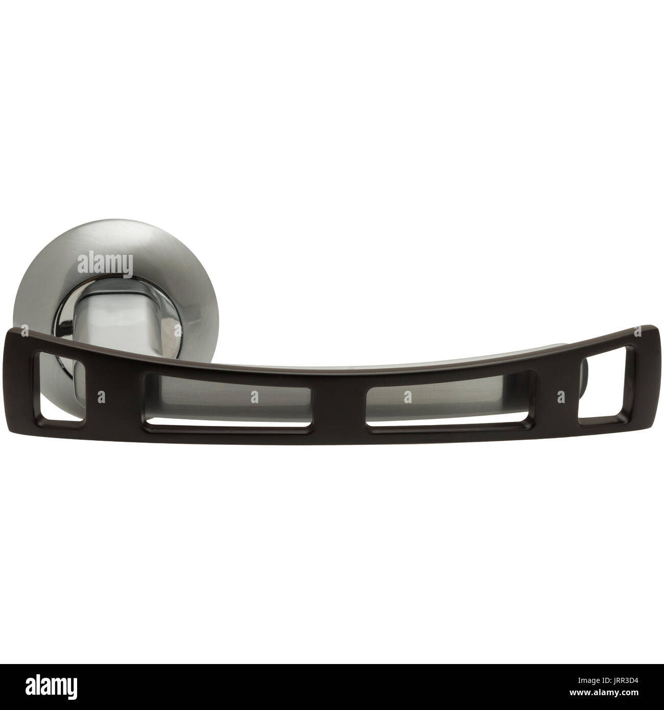 Classic door handle side view Stock Photo - Alamy