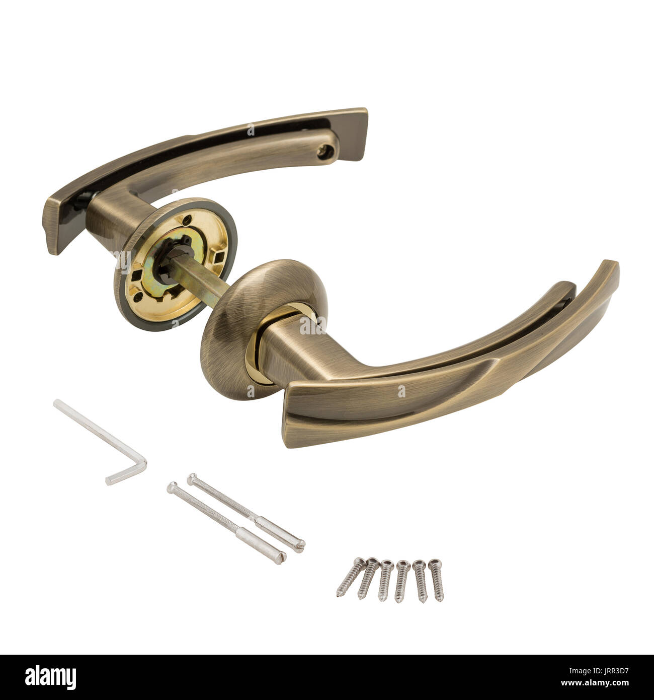 Classic door handle Stock Photo - Alamy