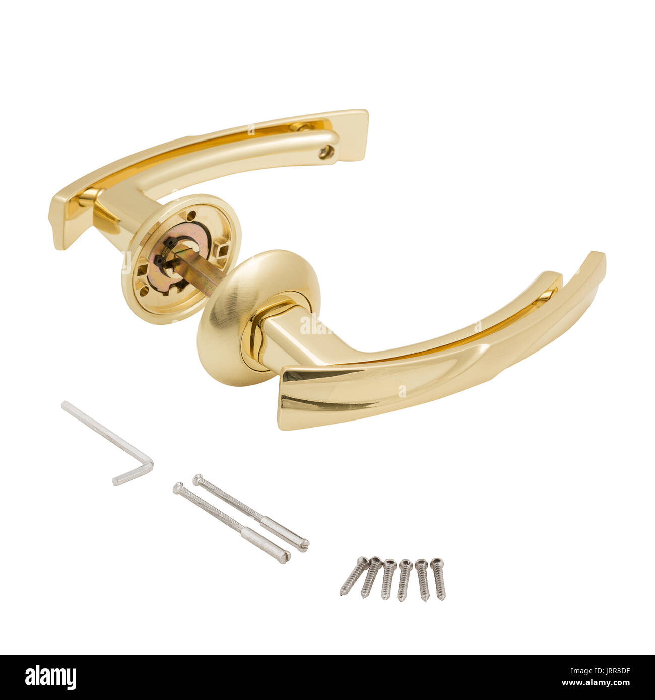 Classic door handle Stock Photo - Alamy