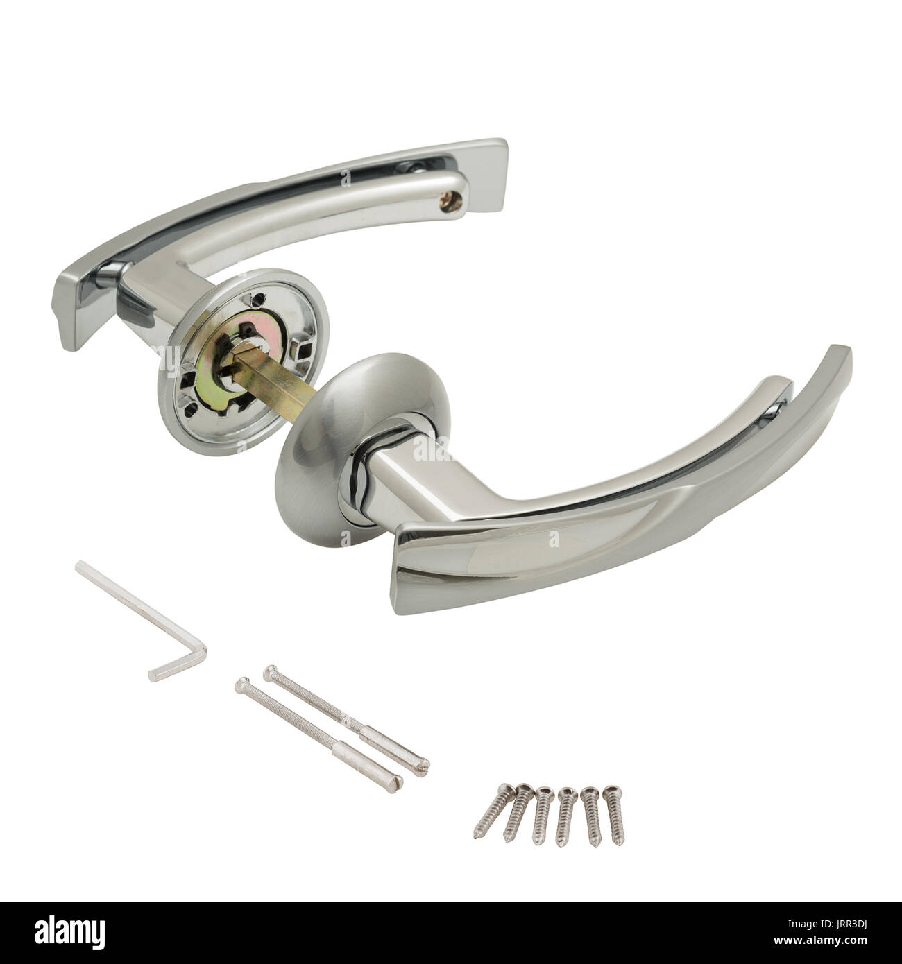 Classic door handle Stock Photo - Alamy