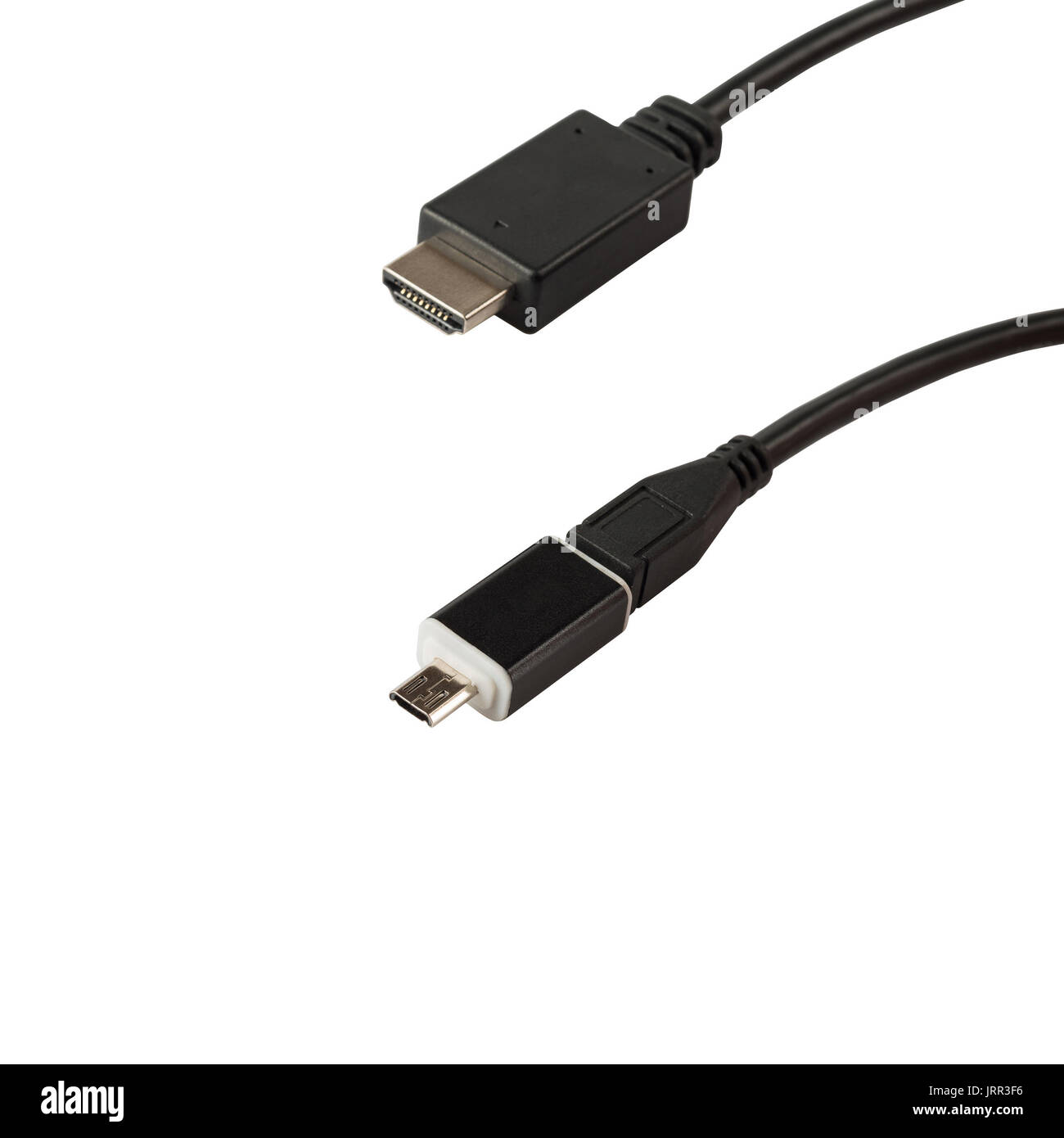 Hdmi cable detail Cut Out Stock Images & Pictures - Alamy