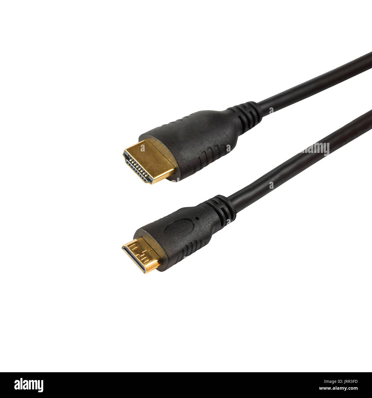 HDMI cable isolated on white Stock Photo - Alamy