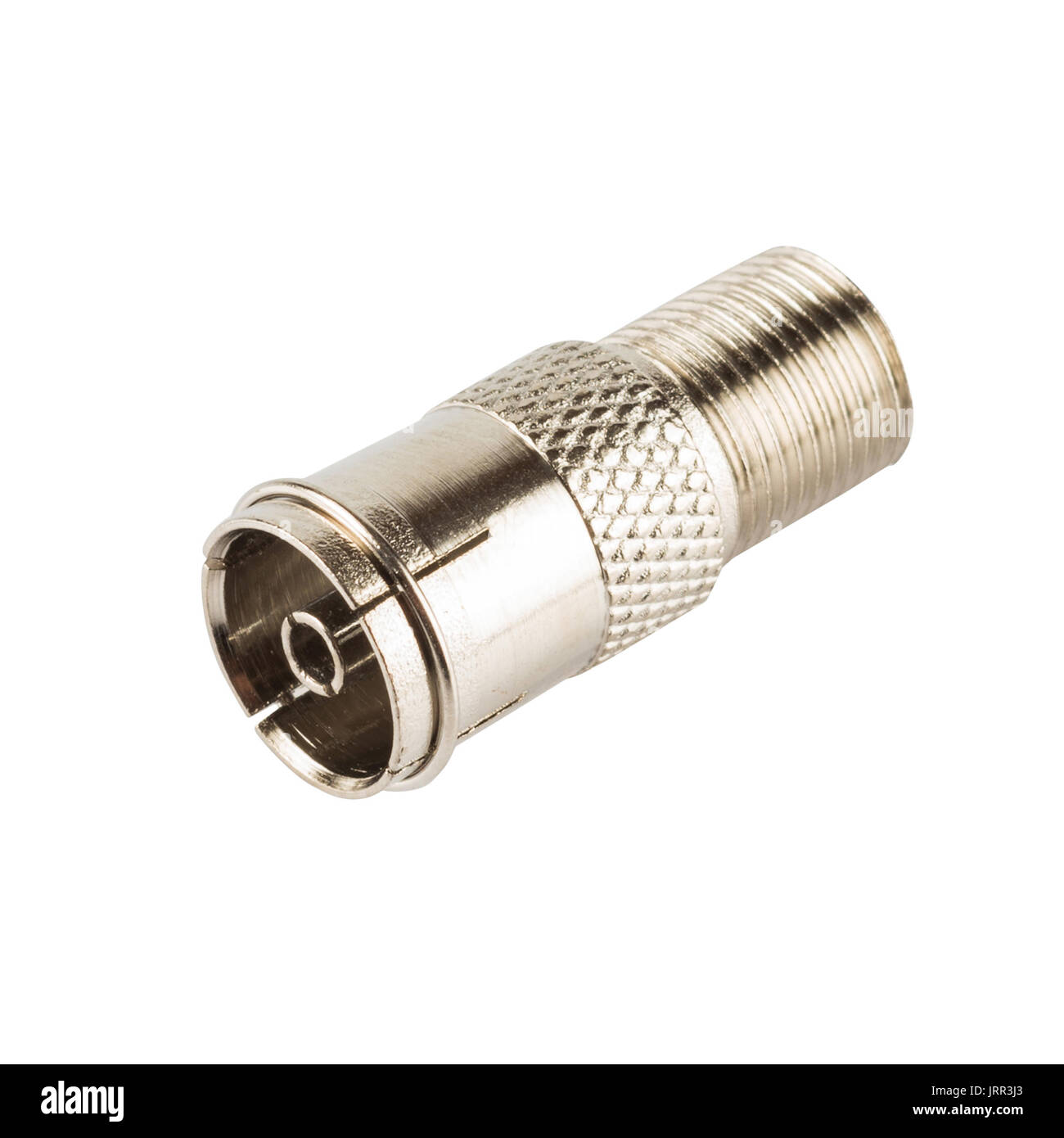 TV antenna cable element isolated Stock Photo - Alamy
