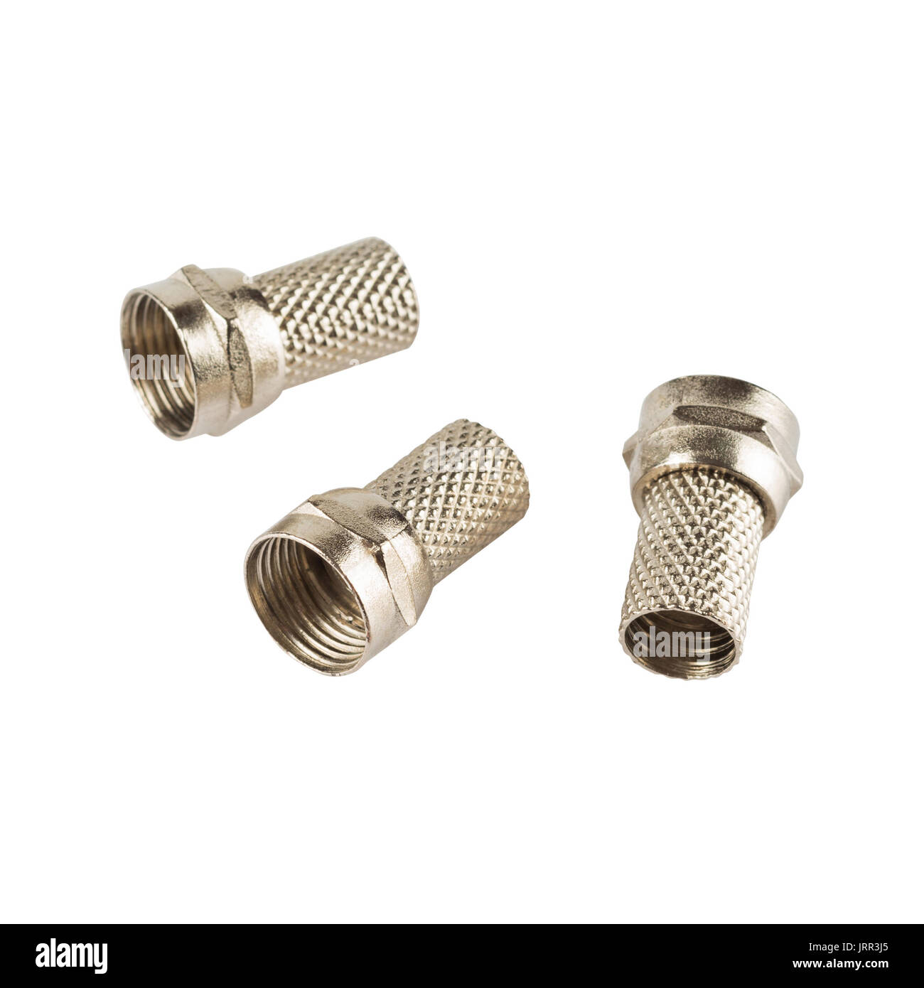 TV antenna cable element isolated Stock Photo - Alamy