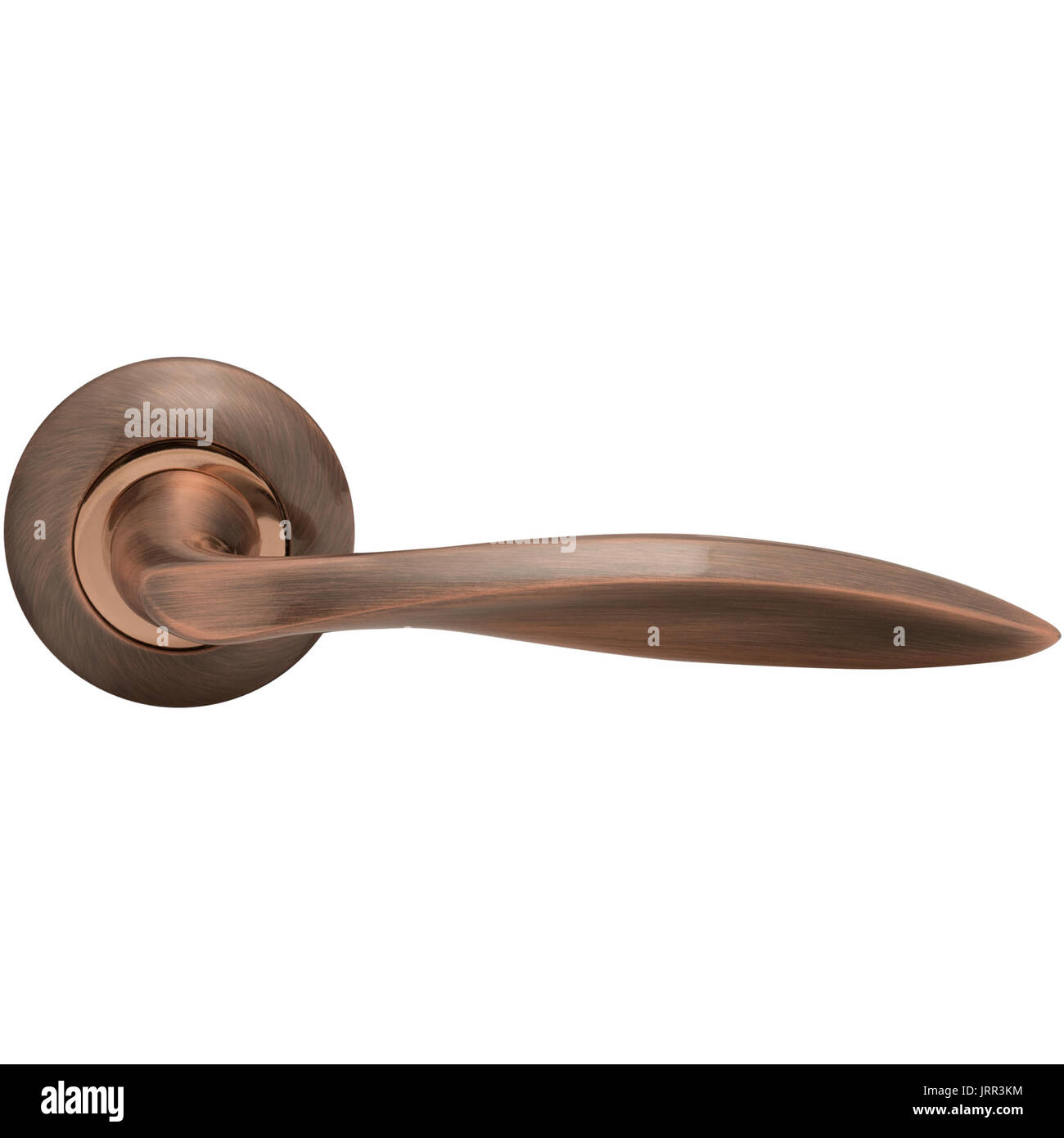 Classic door handle side view Stock Photo - Alamy