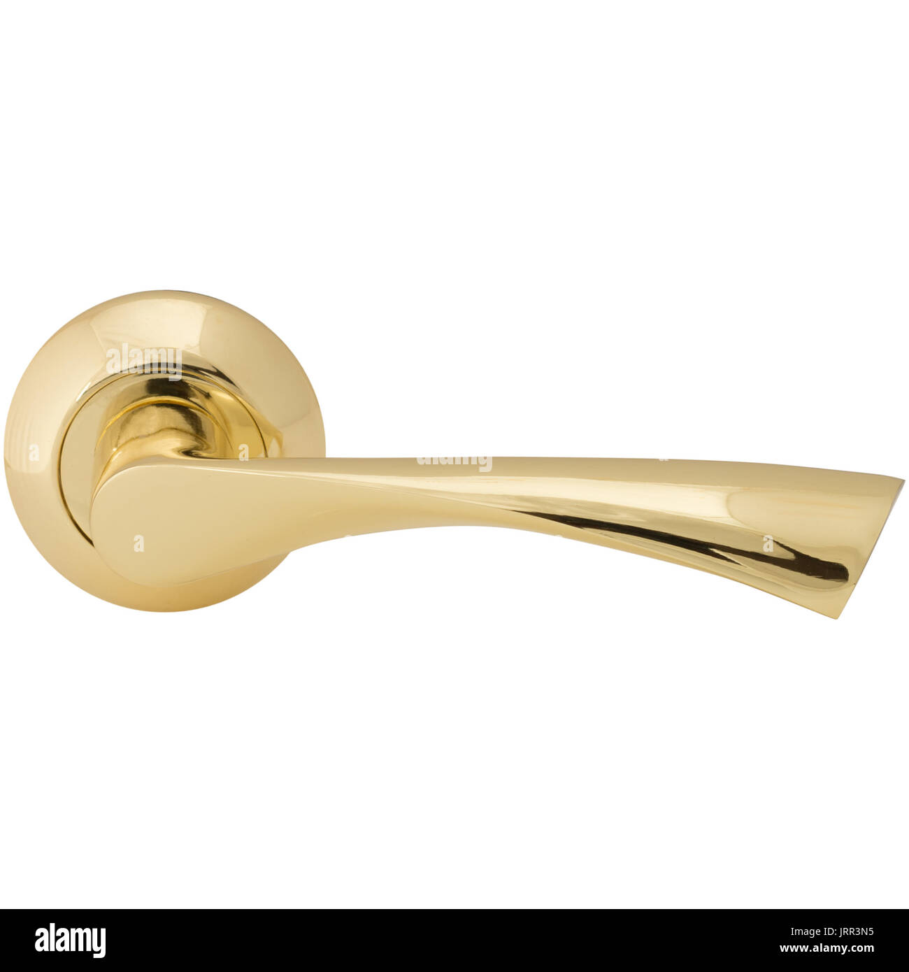Classic door handle side view Stock Photo - Alamy