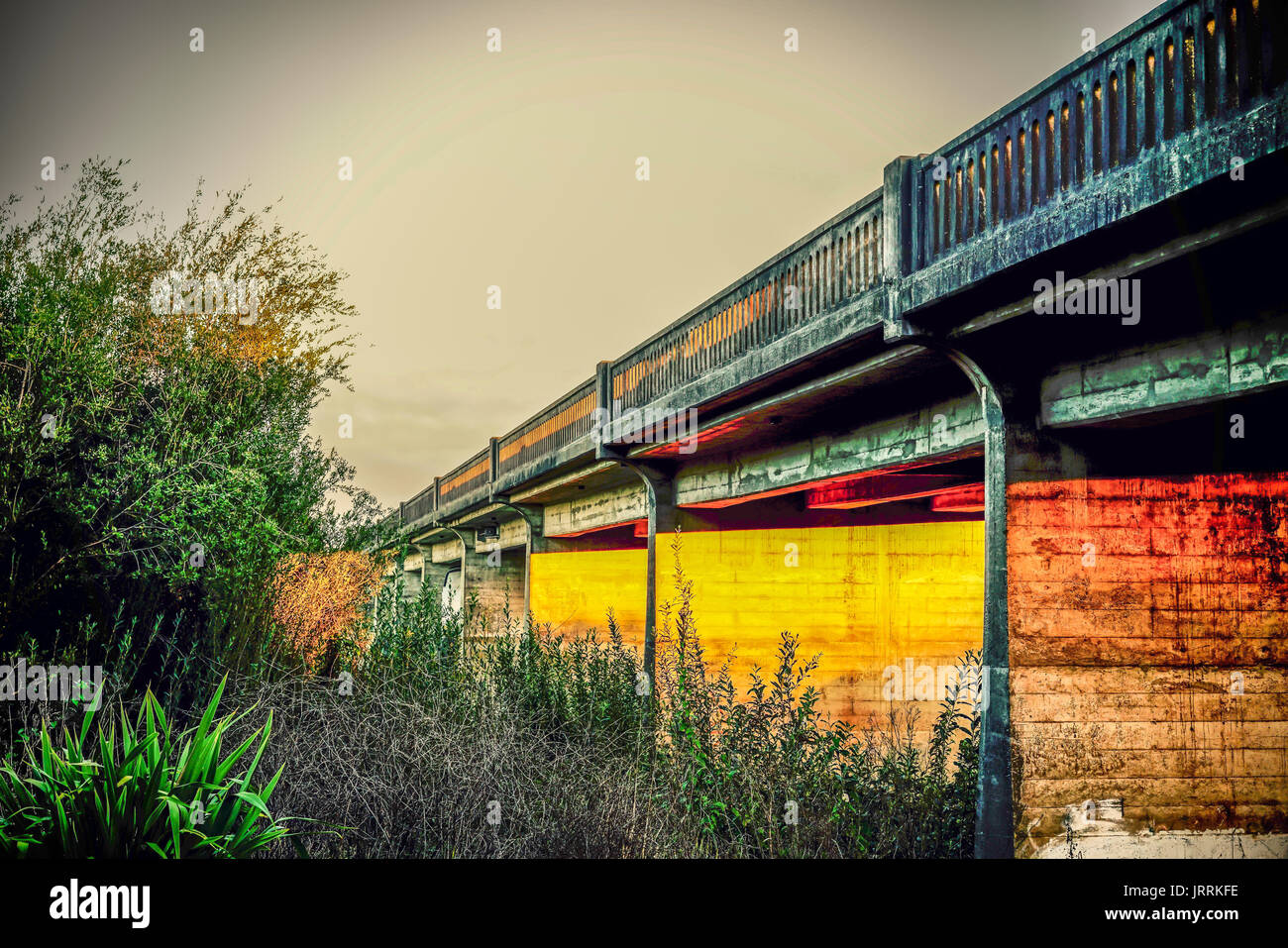 Sitting Under Appleby Bridge, Nelson - New Zealand Stock Photo - Alamy