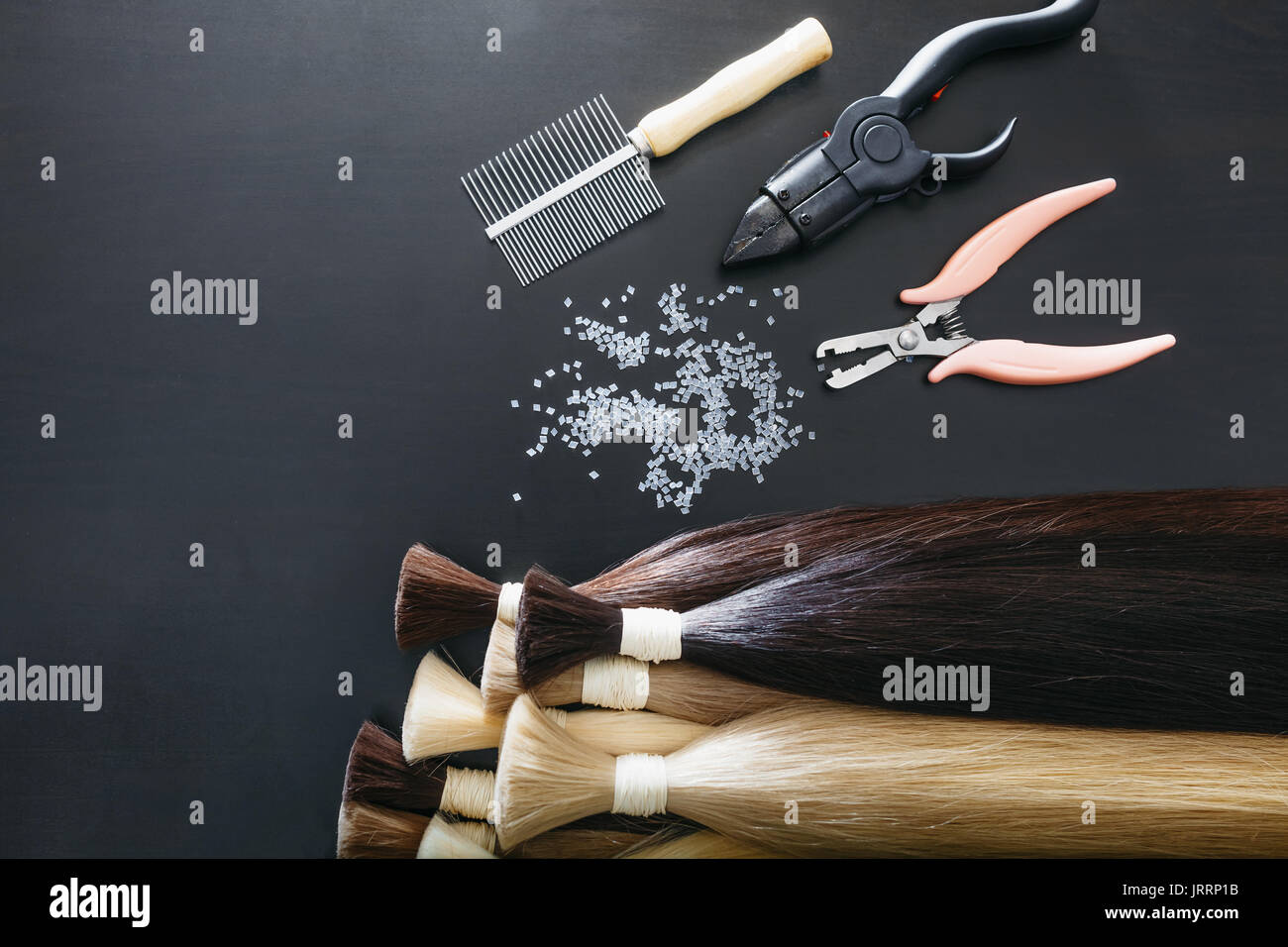Hair extension hi-res stock photography and images - Alamy
