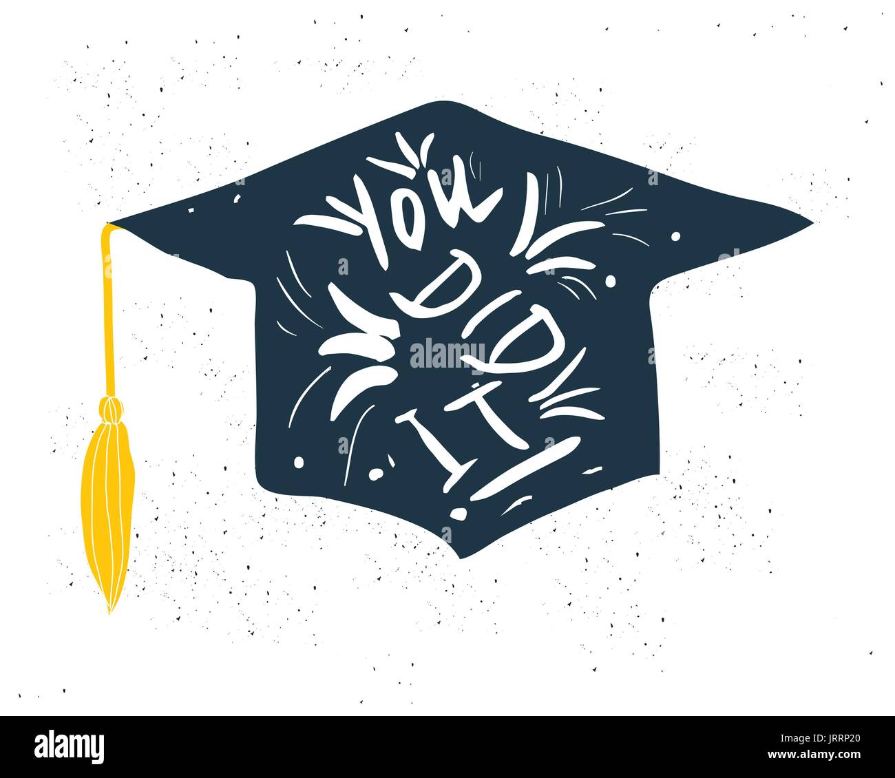 Greeting Card With Congratulations Graduate Completion of Studies Stock ...