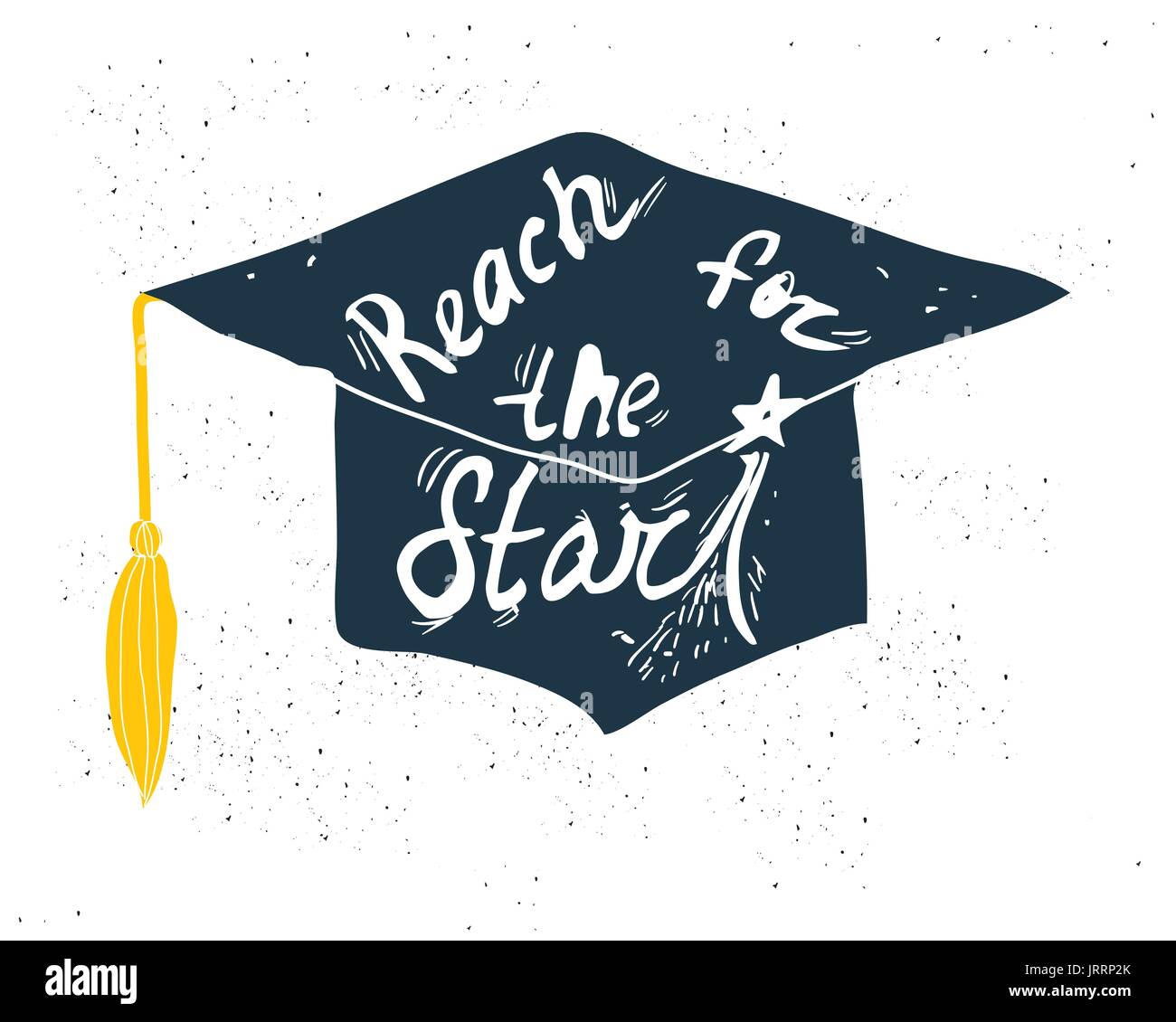 Greeting Card With Congratulations Graduate Completion of Studies Stock ...