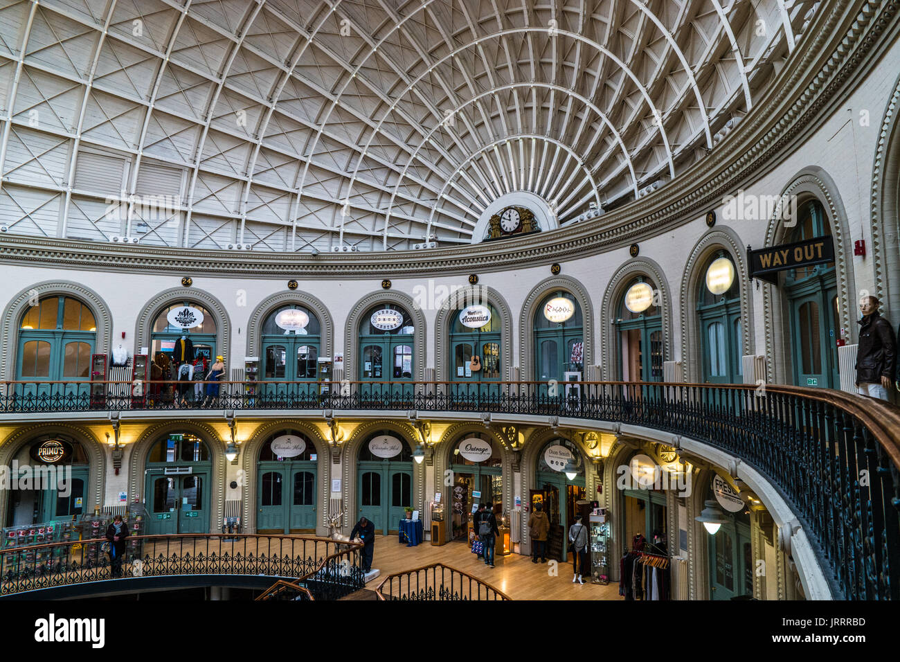 Leeds Corn Exchange Stock Photo - Alamy