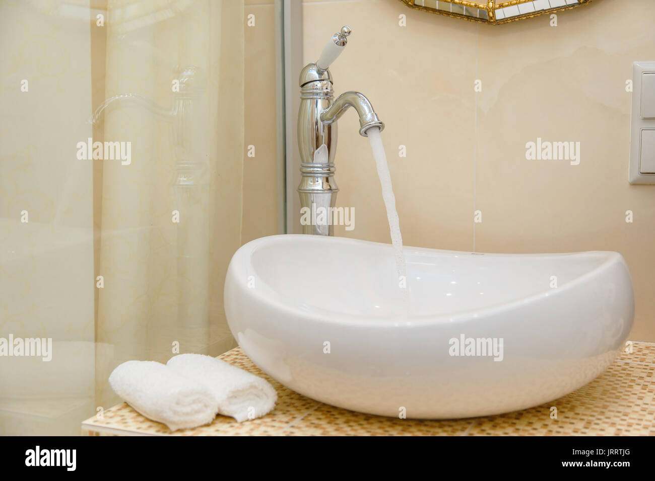 Bathroom sink faucet water tap luxury hi-res stock photography and ...