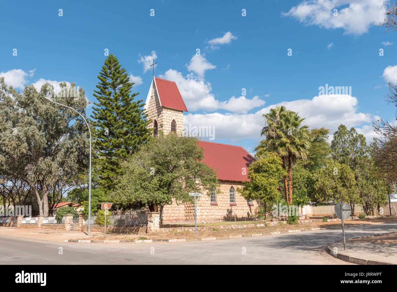 TSUMEB, NAMIBIA - JUNE 20, 2017: The historic Jeremia Evangelical ...