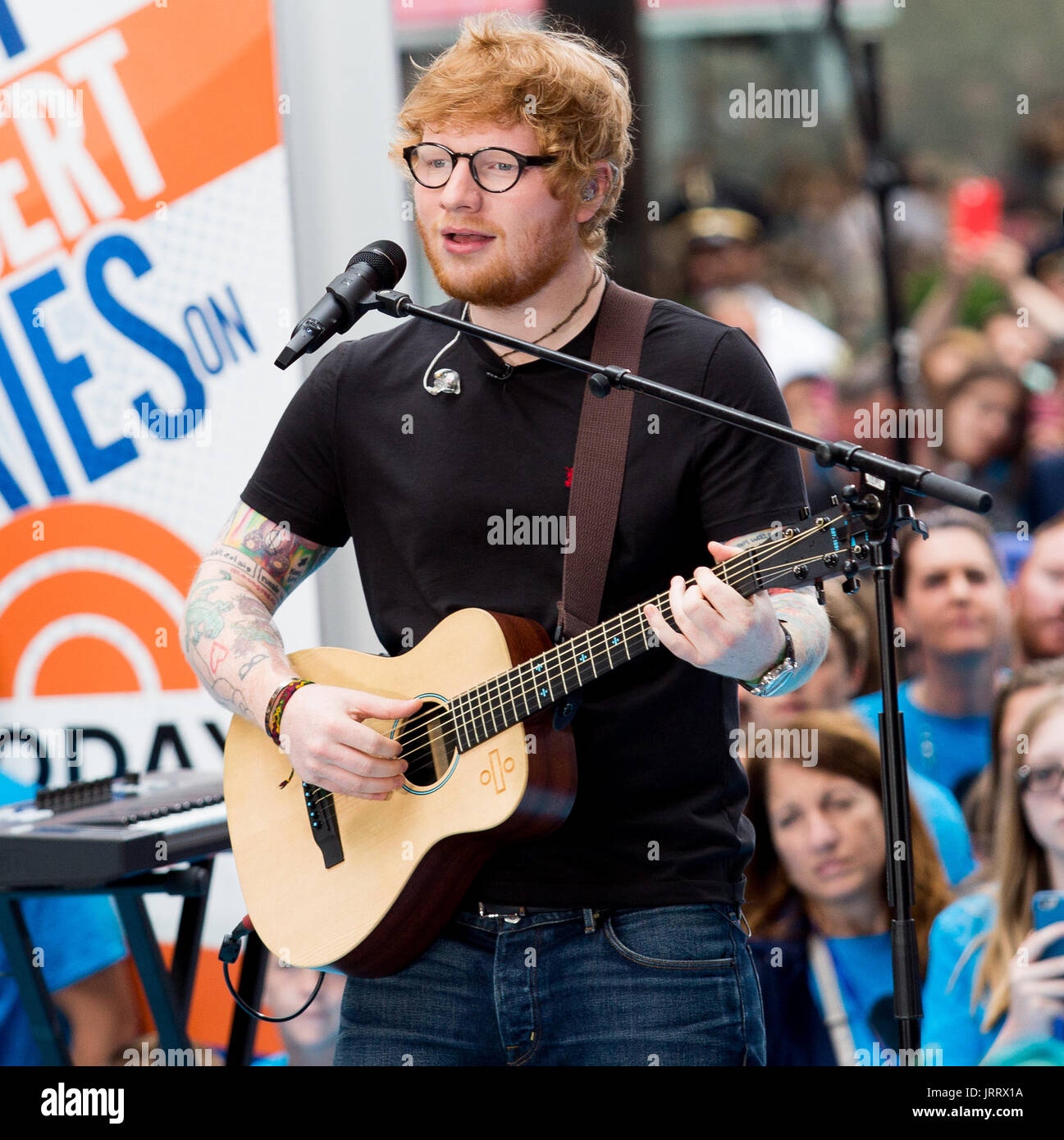 Ed Sheeran performs at NBC's 'Today' Show Summer Concert Featuring: Ed ...
