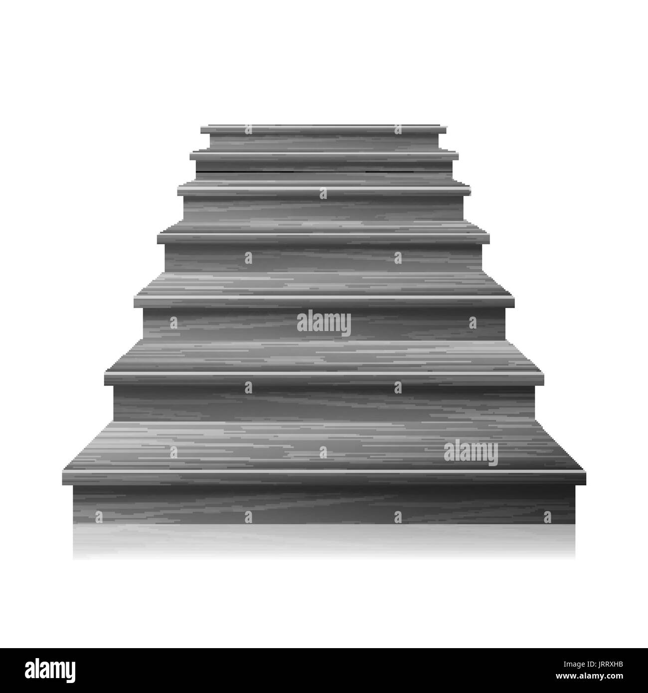 Dark Empty Staircase Vector. Steps. For Business Progress, Achievement ...