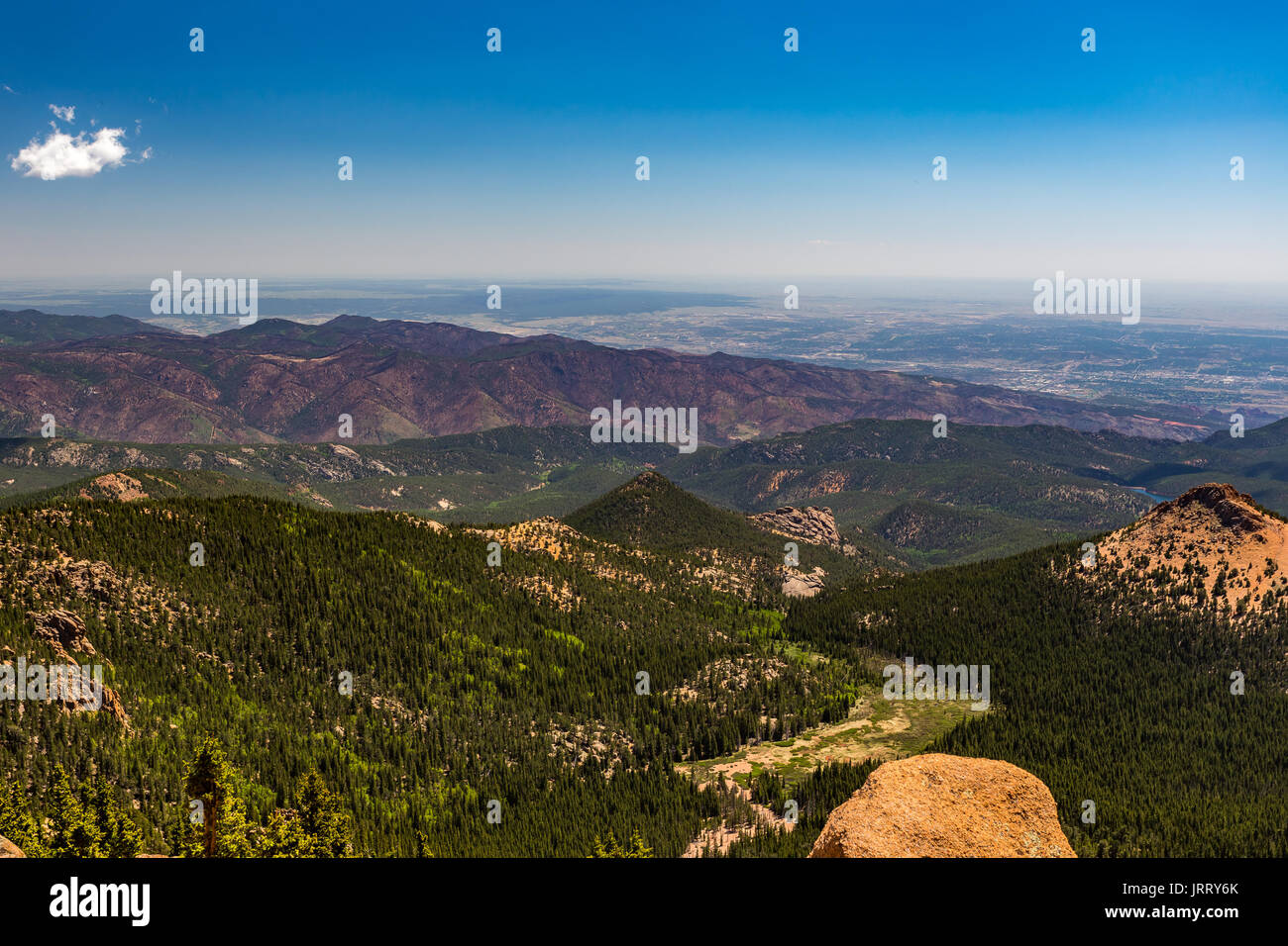 Pikes Peak is the highest summit of the southern Front Range of the ...