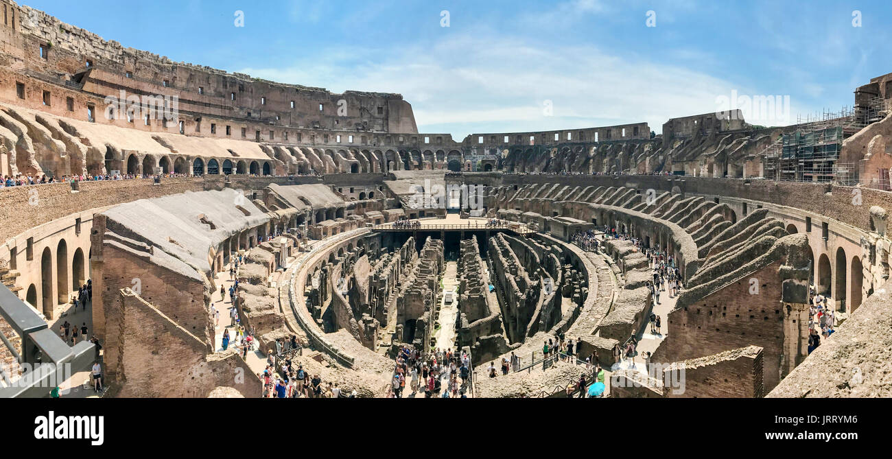 The Colosseum is the largest amphitheatre ever built by the Romans ...