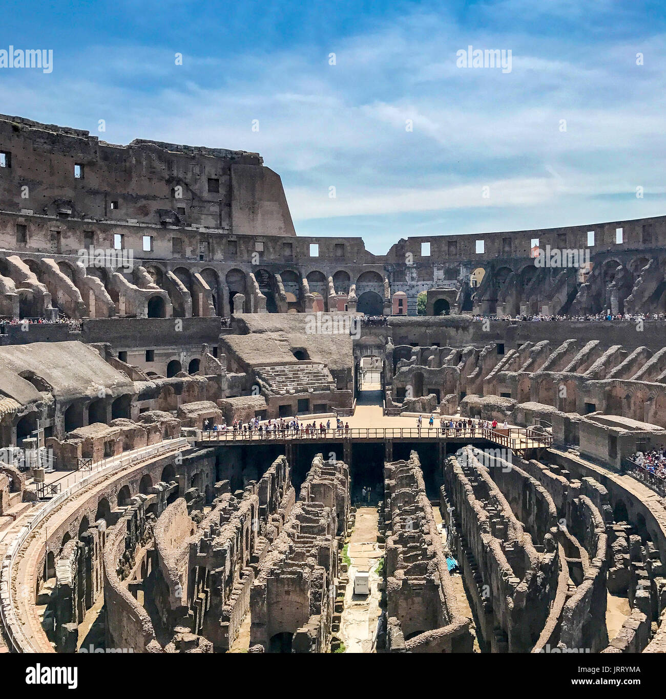 The Colosseum is the largest amphitheatre ever built by the Romans ...