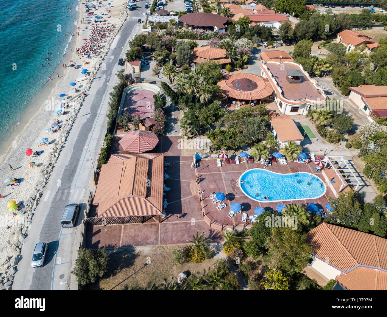 Sea bottom seen from above, Zambrone beach, Calabria, Italy. Diving ...